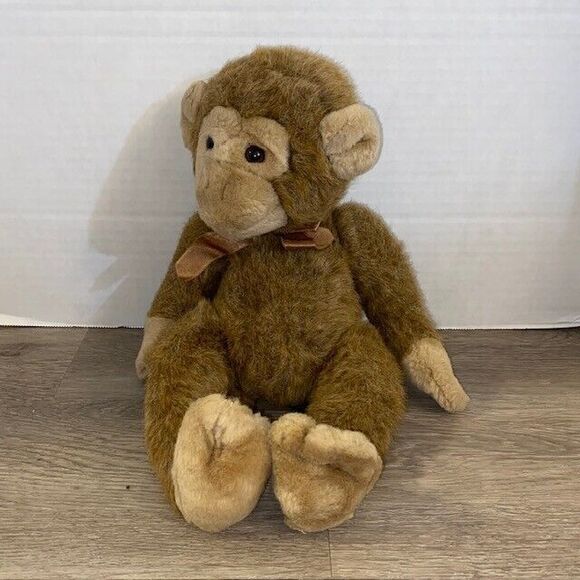 Russ | Toys | Russ Berrie Jimby Monkey Plush Brown Chimp 3 Stuffed ...